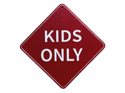 "Kids Only" Sign by iLele - MakerWorld