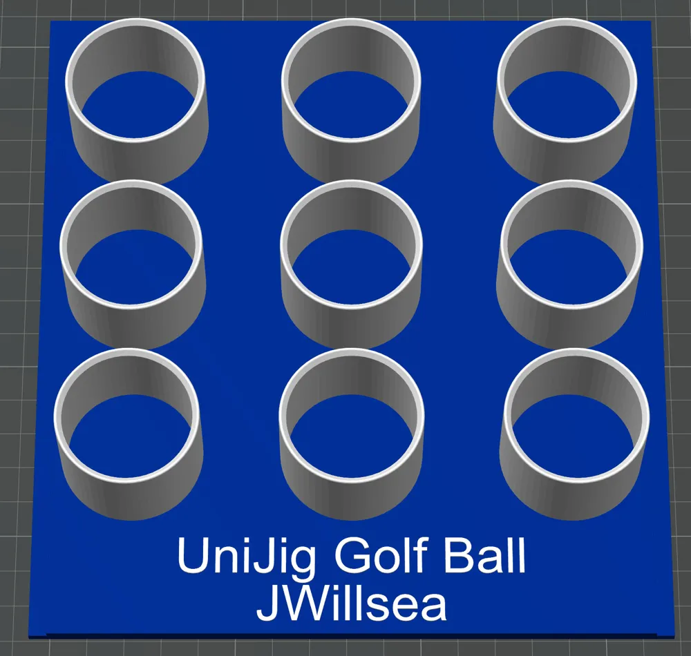Galvo UniJig Golf Ball Jig - Free 3D Print Model - MakerWorld