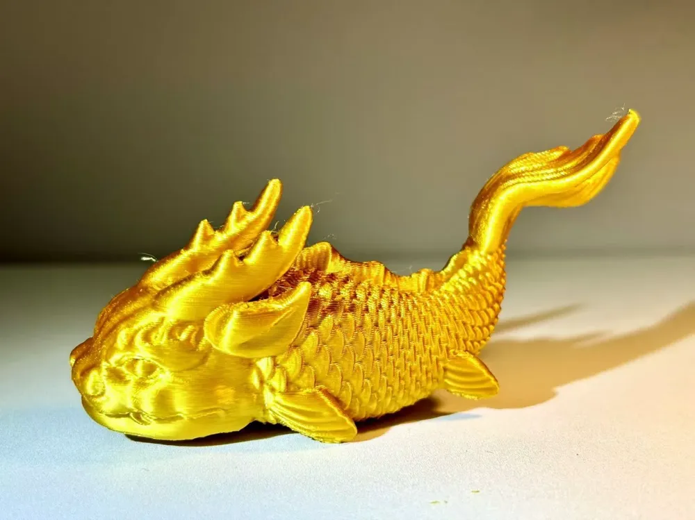 Year of the Snake Golden Dragon Fish Dragon Carp Carp Leaping Over the ...