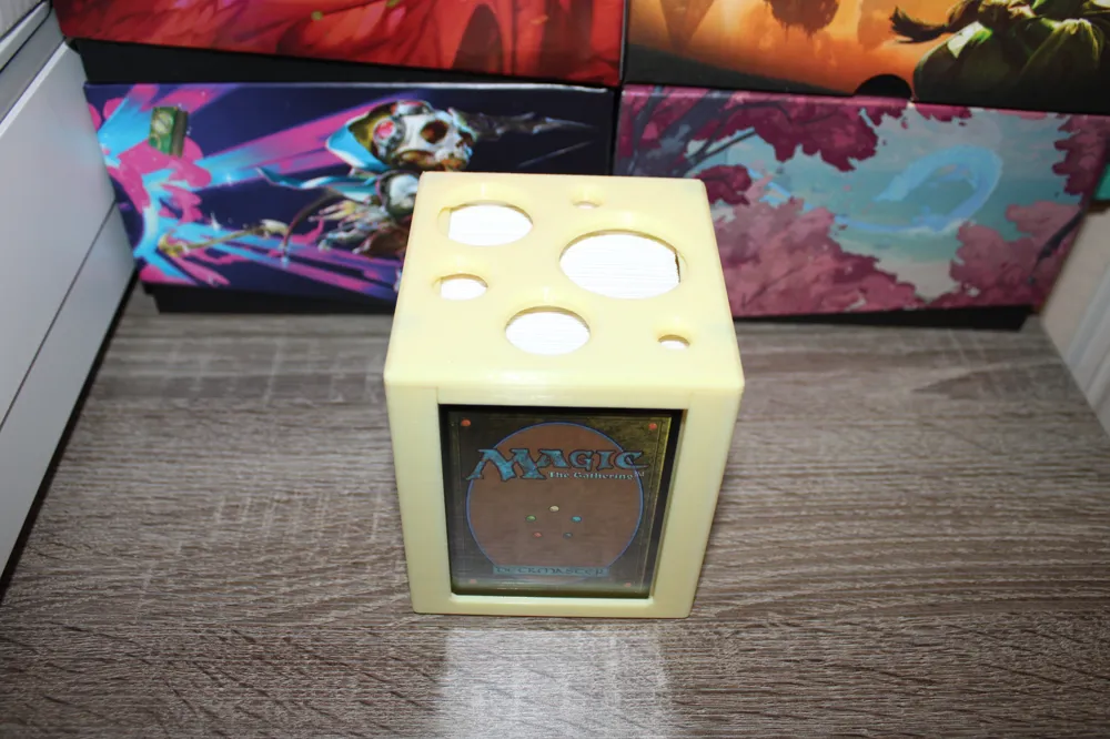 MTG EDH Commander Showcase Deck Box - Cheese - Free 3D Print Model ...