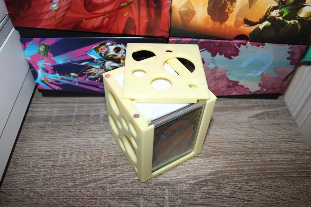 MTG EDH Commander Showcase Deck Box - Cheese - Free 3D Print Model ...