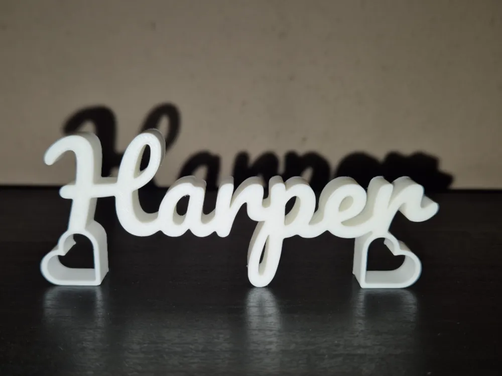 Harper Name Sign Display Decor by GabT - MakerWorld
