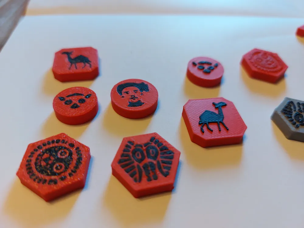Dara game pieces – Ludos Africa by PnPBuddy.com - MakerWorld