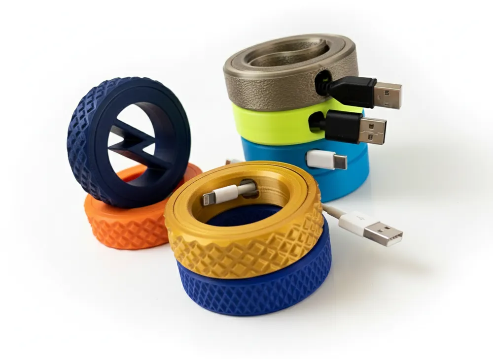 Charger Cable Organizer final edition - Free 3D Print Model - MakerWorld