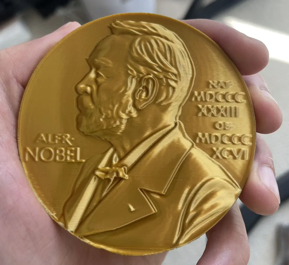 Nobel Prize Medal - Free 3D Print Model - MakerWorld