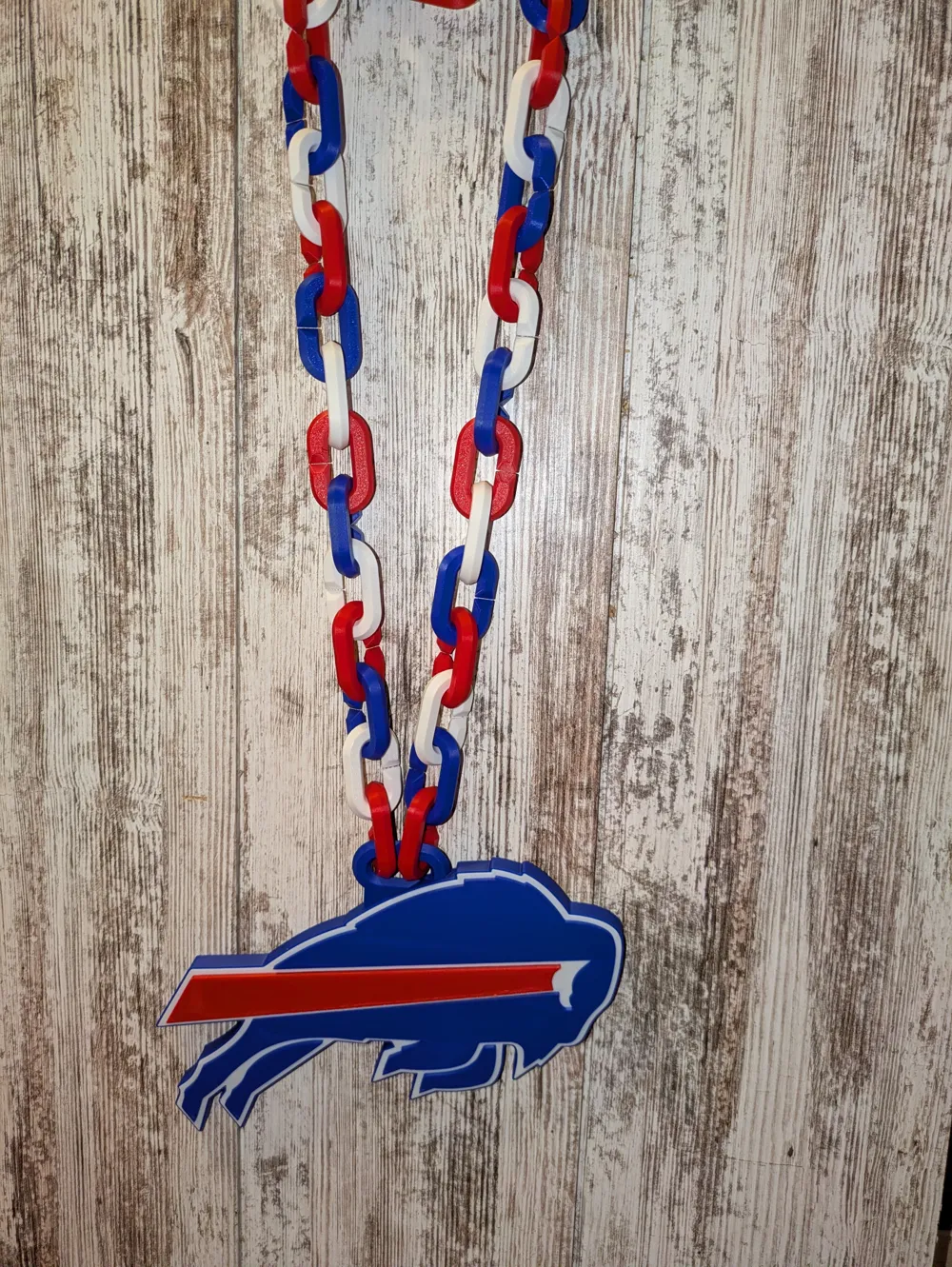 Buffalo Bills oversized logo pendant with chain - Free 3D Print Model ...