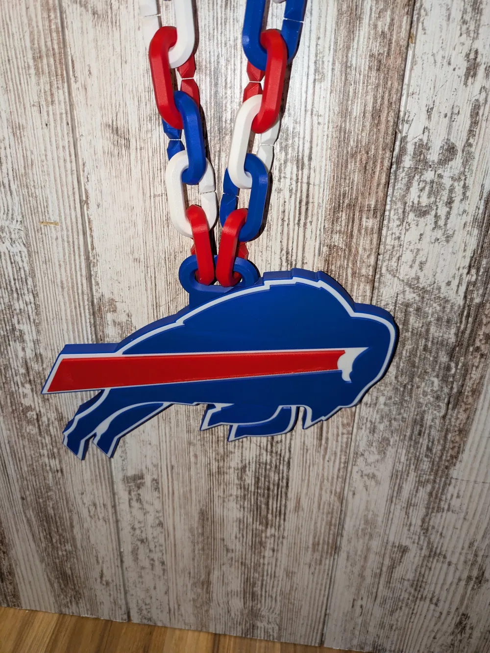 Buffalo Bills oversized logo pendant with chain - Free 3D Print Model ...