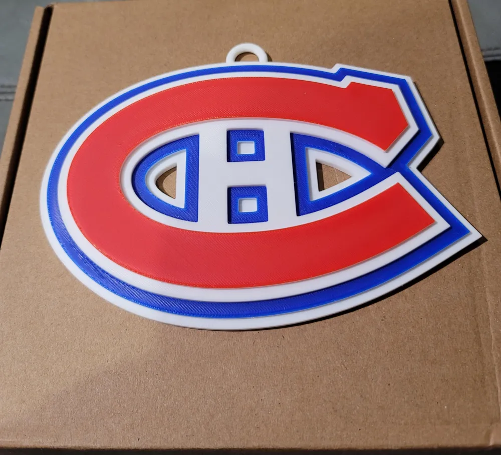 MONTREAL CANADIENS 3D Logo 180mm series by mercadogarzas - MakerWorld