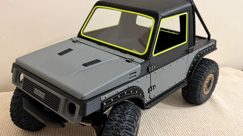 VANQUISH VS4-10 BED+REAR ROLL BAR ZUKI PROJECT - Free 3D Print Model ...