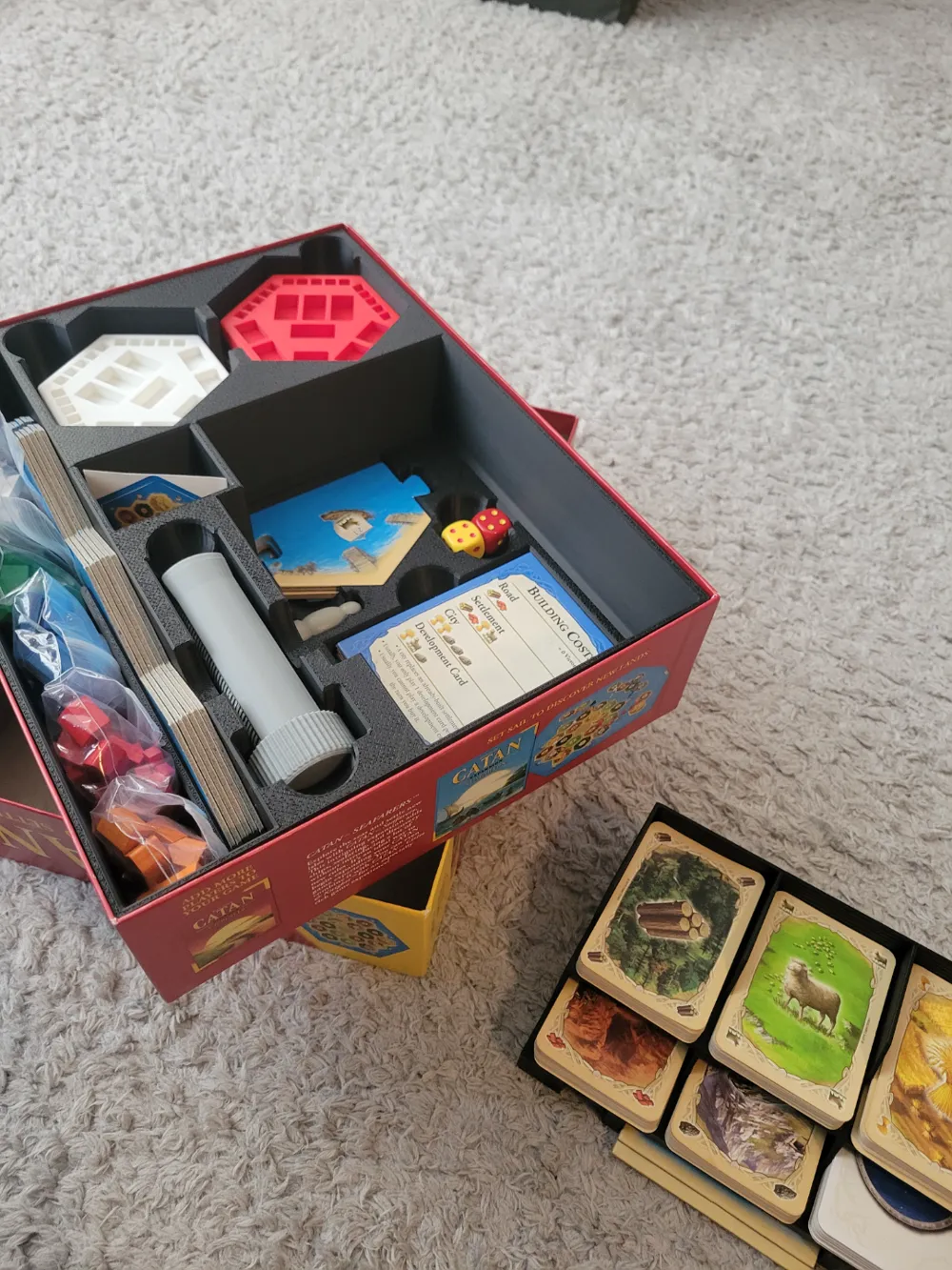 Catan expansion insert tray organizer - Free 3D Print Model - MakerWorld