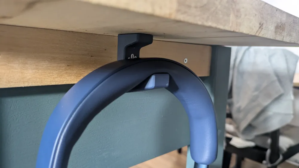 Headphone Hook - Underside by MechEng67 - MakerWorld