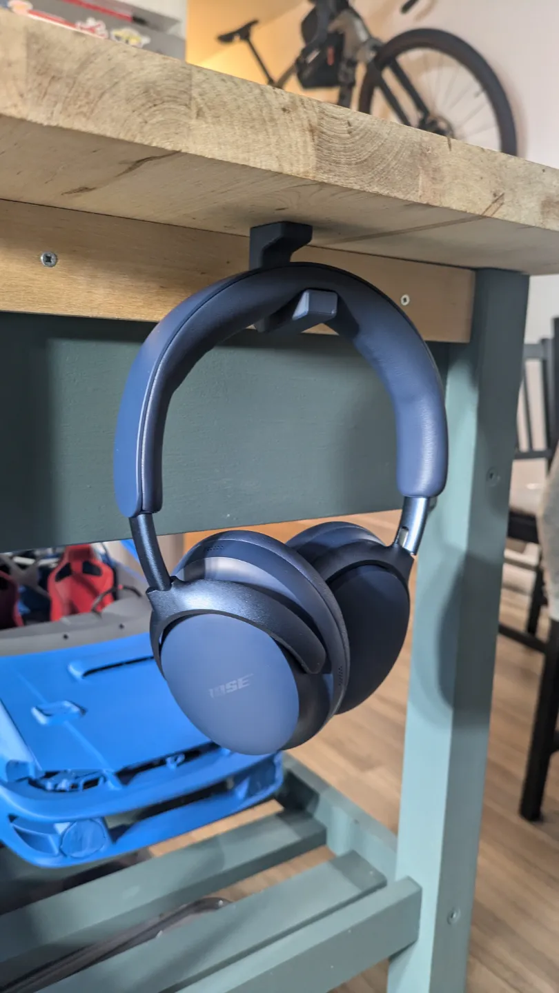 Headphone Hook - Underside by MechEng67 - MakerWorld