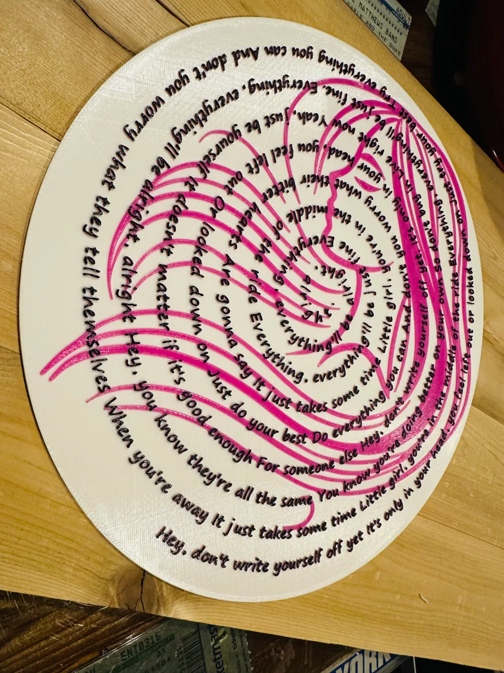 Jimmy Eat World Middle Inspirational Song Wall Art by tsandome ...