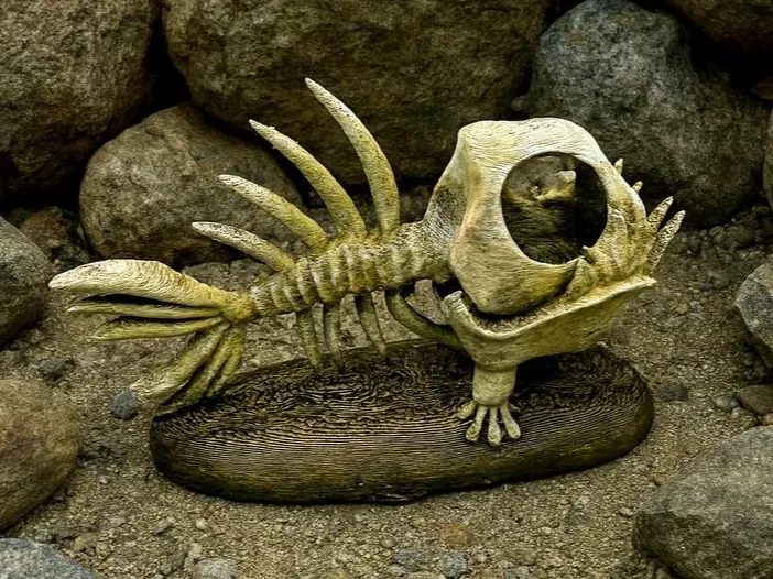 Fish Fossil - Free 3D Print Model - MakerWorld