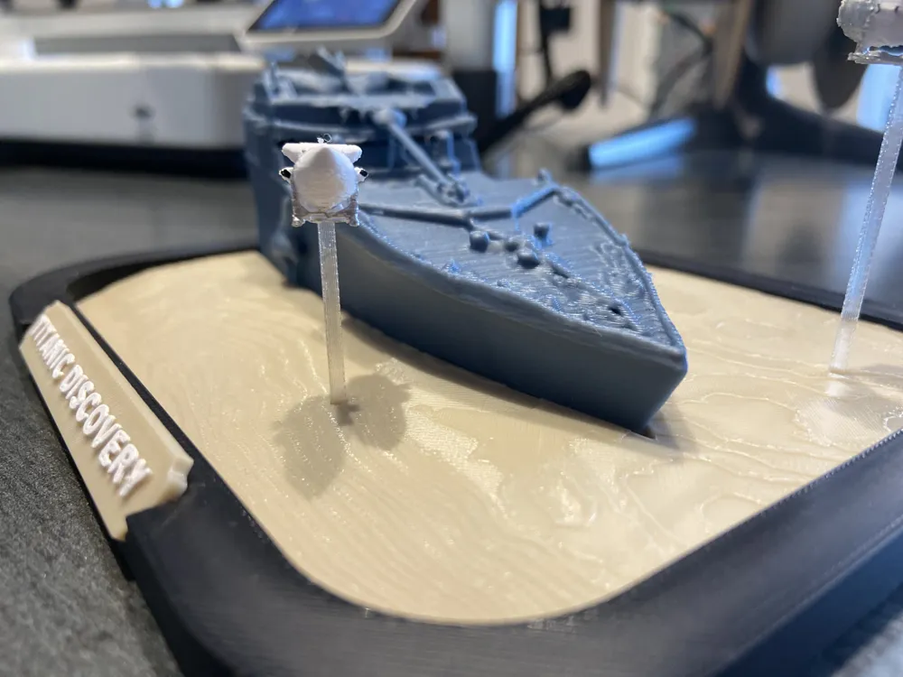 Titanic Discovery Diorama by Kawa MakerWorld: Download Free 3D Models