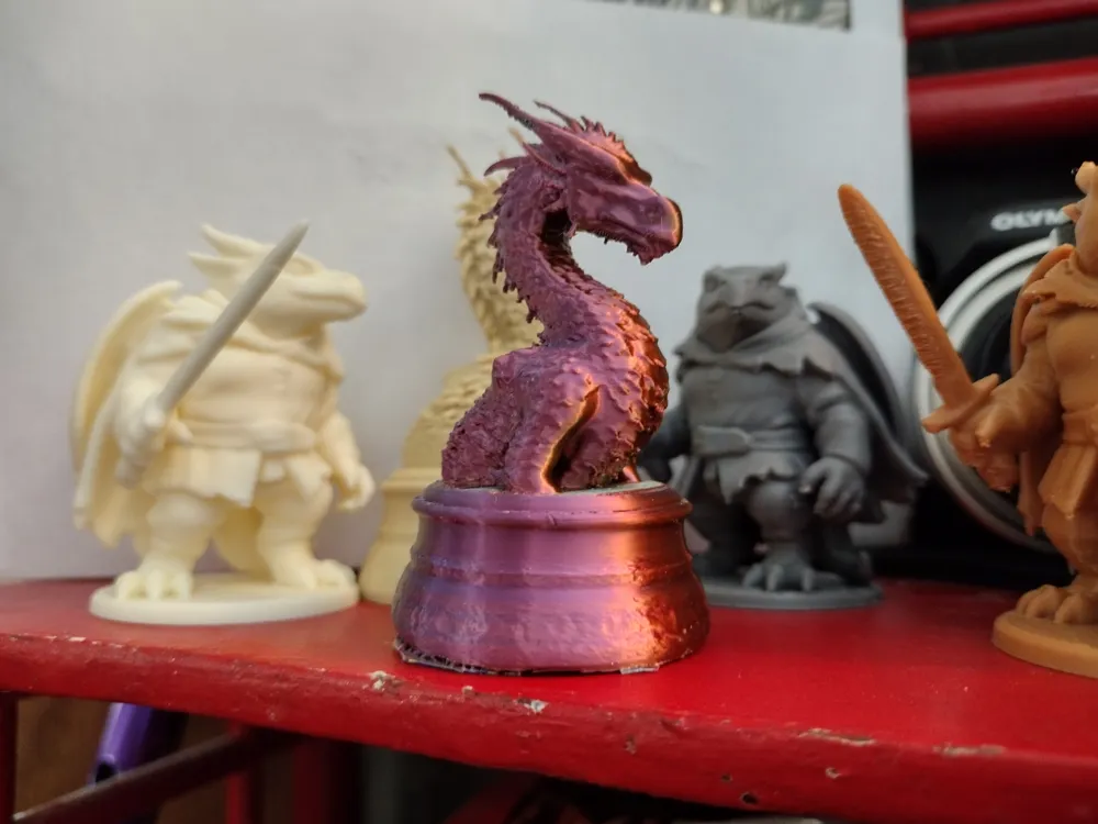 Bust of Saphira from Eragon by WA0TKOMakerWorld: Download Free 3D Models