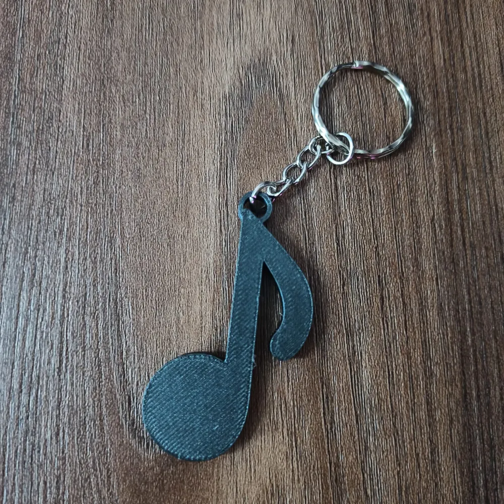 musical note keychain -nota musicale portachiavi by atz78 - MakerWorld