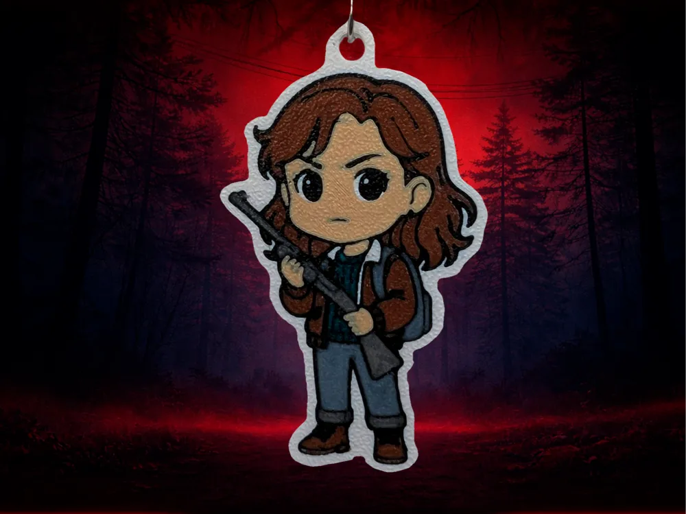 Nancy Keychain Stranger Things - Free 3D Print Model - MakerWorld