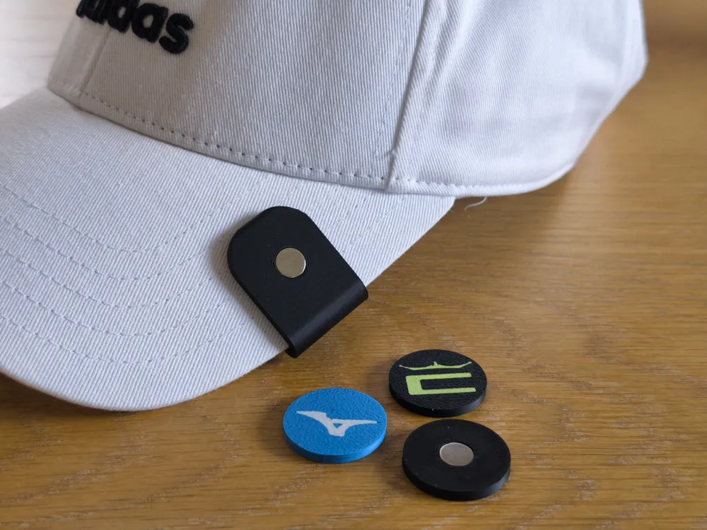 Golf Ballmarker Hat Clip - Free 3D Print Model - MakerWorld