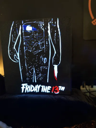 Friday the 13th Light Box by Larry Swope MakerWorld: Download Free 3D ...