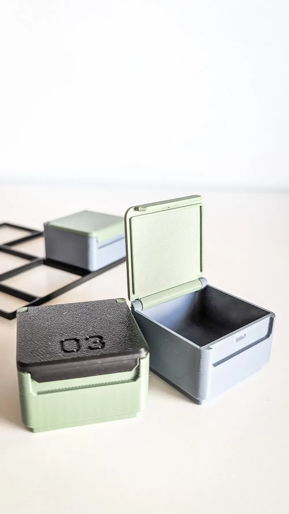 1x1 Box Gridfinity-Compatible Mini Container by Gruso MakerWorld: Download Free 3D Models