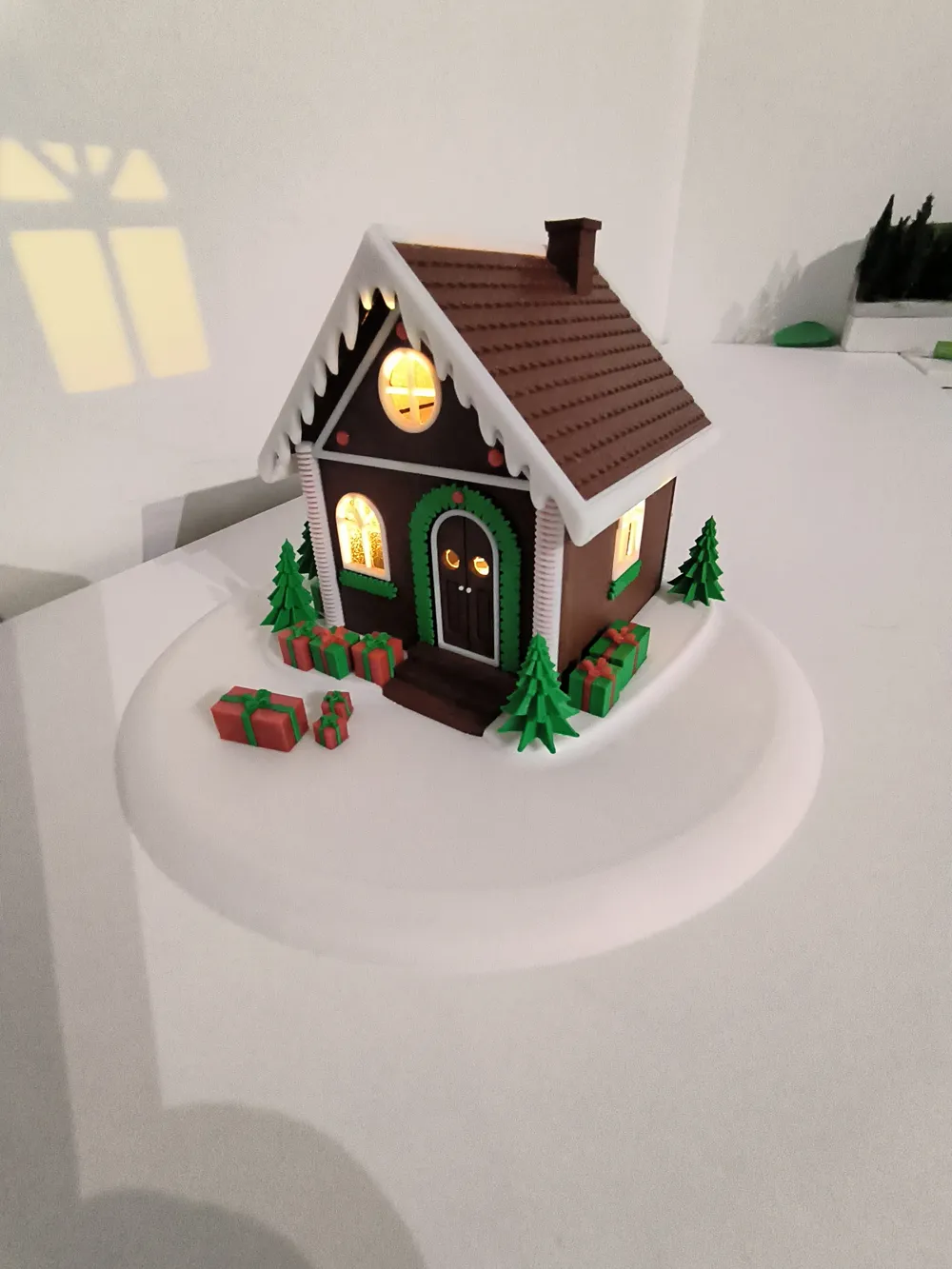 Gingerbread house - Free 3D Print Model - MakerWorld