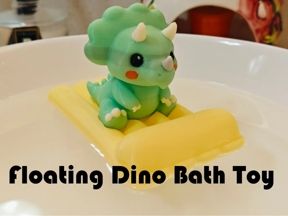 Amiguinho de Banho Dino Bebê Fofo Flutuante - Modelo gratuito para ...