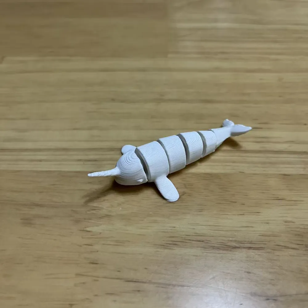 Narwhal - Articulated Animal - Articulated Kids' Fidget Animal Toy ...