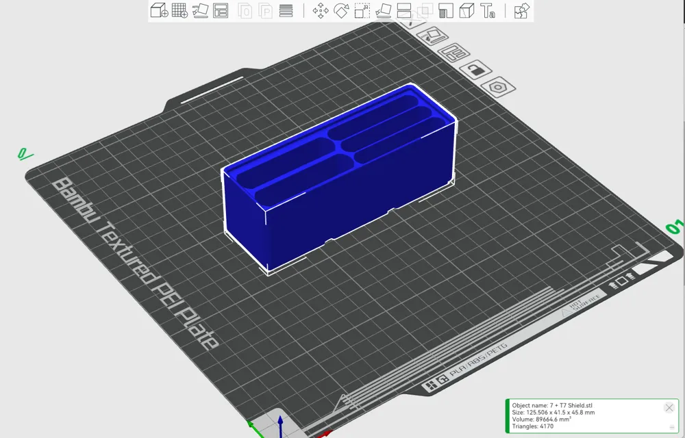 Gridfinity 1x3 for Samsung T5/T7 + T7 Shield Remixed by dick122 ...