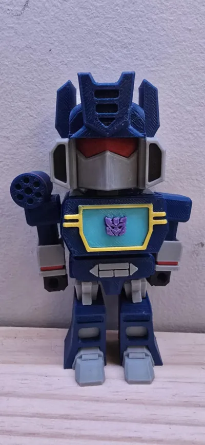 Transformers Soundwave Chibi - Free 3D Print Model - MakerWorld