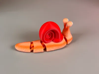 Articulated Cute Snail by 3DPrintyi MakerWorld: Download Free 3D Models