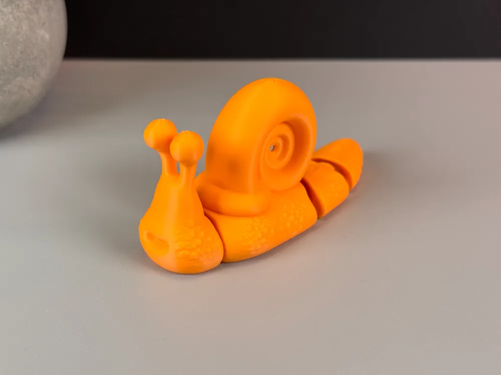 Articulated Cute Snail - Free 3D Print Model - MakerWorld