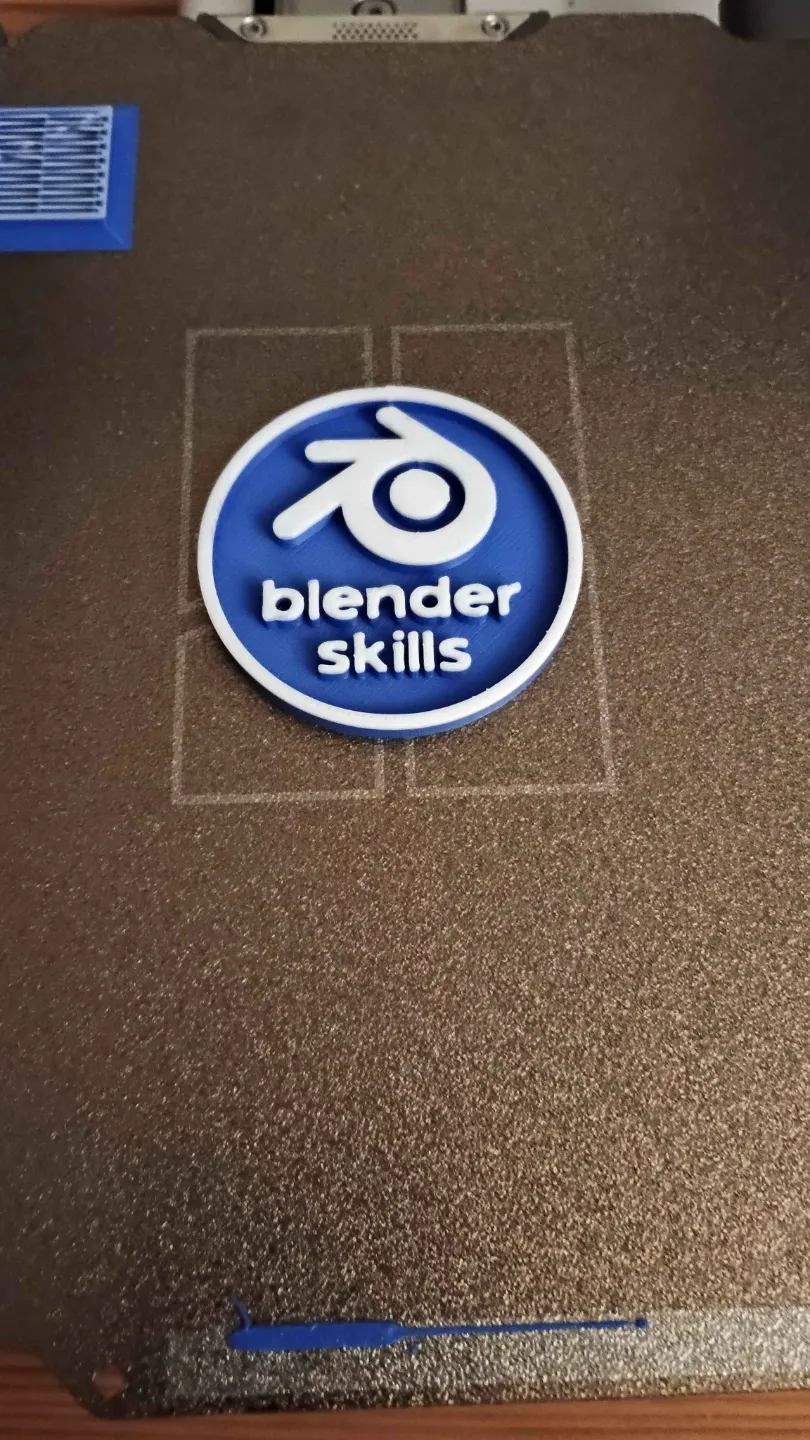Blender skills -badge by RikuA - MakerWorld