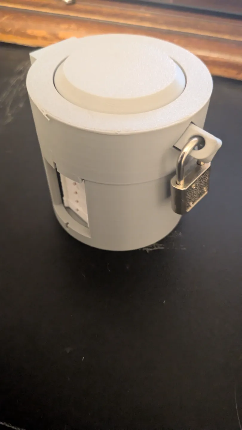 Symbol Cryptex Puzzle - with backup security by Pesh - MakerWorld