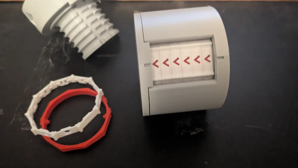 Symbol Cryptex Puzzle - with backup security by Pesh - MakerWorld