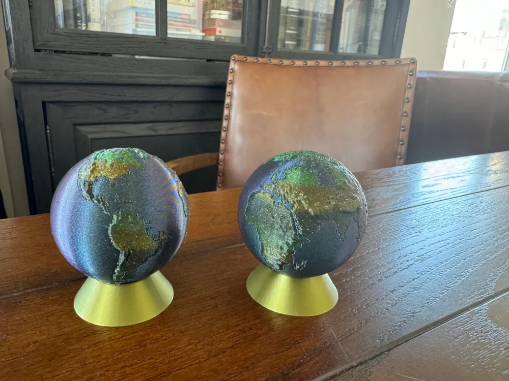 3D Earth Model from 48K Displacement Map - Free 3D Print Model - MakerWorld
