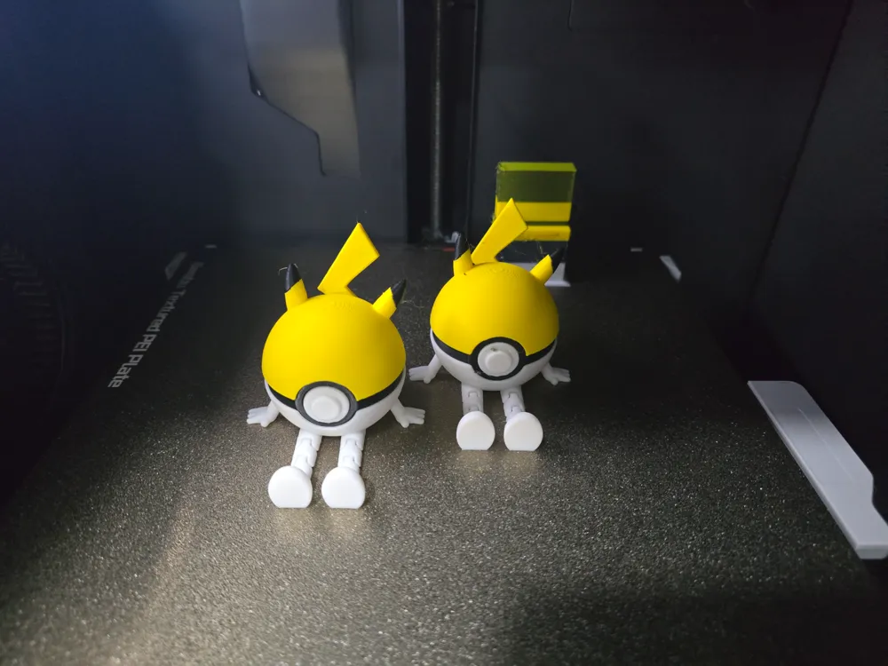 Articulated Pikachu Pokeball by 3Devil - MakerWorld