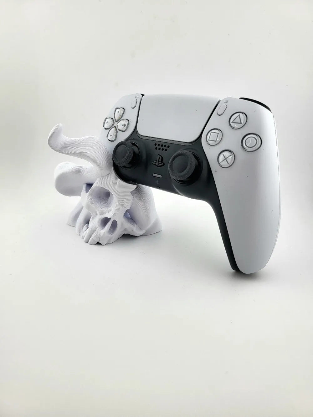 stand controller ps5 joystick holder smoke skull by Mad power - MakerWorld