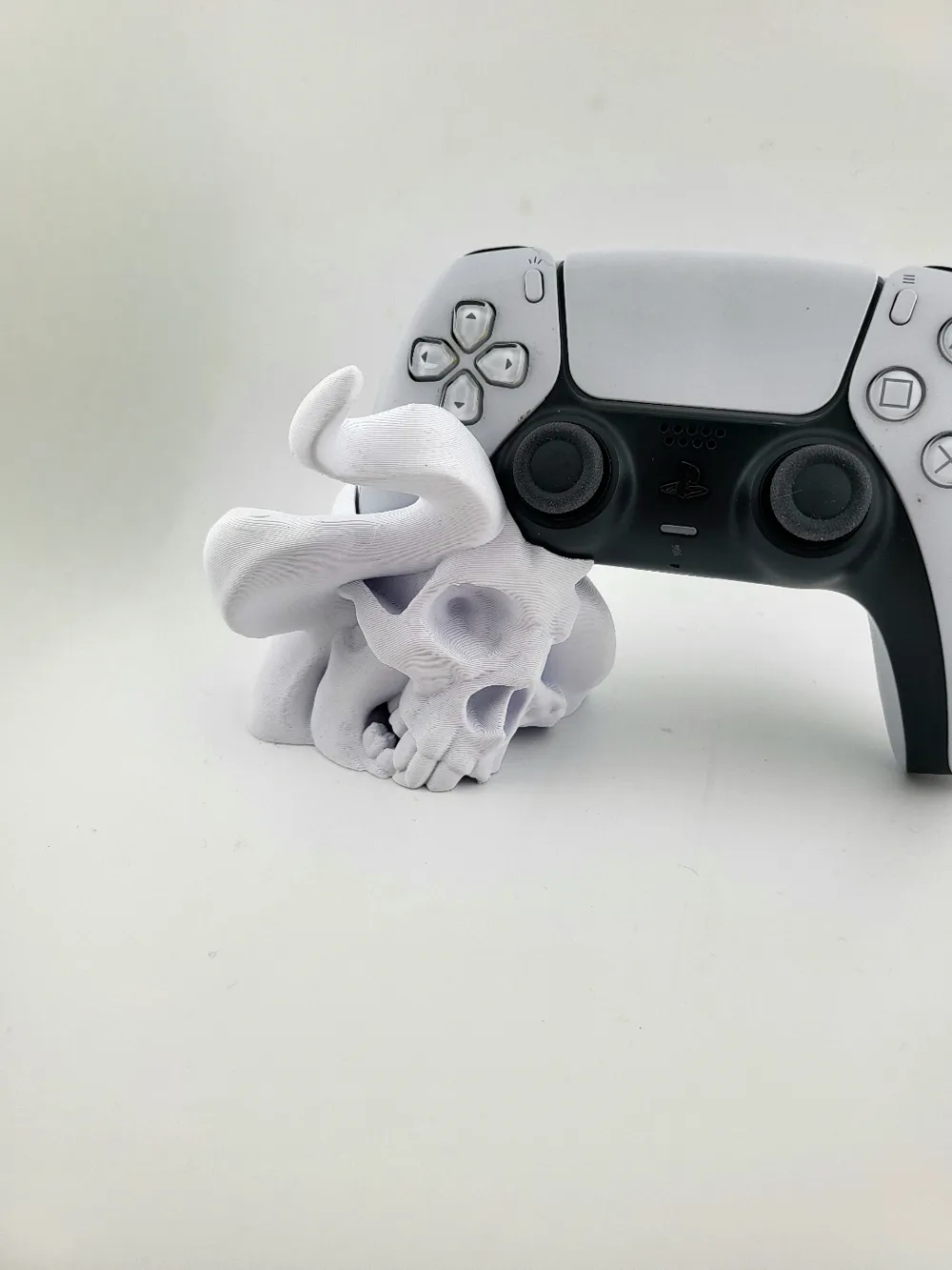 stand controller ps5 joystick holder smoke skull by Mad power - MakerWorld