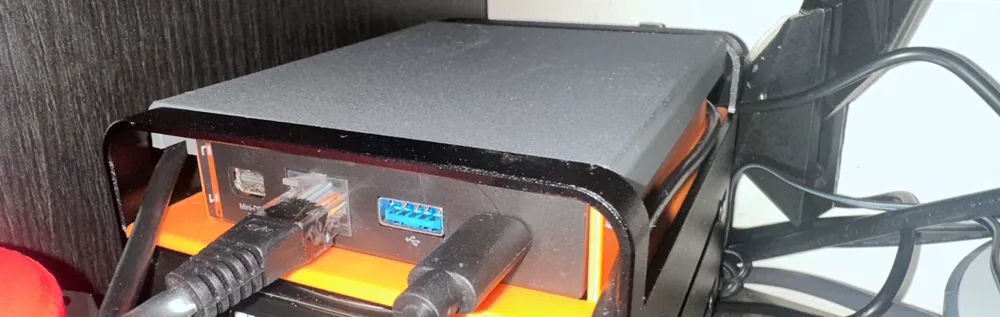 Zimablade mount and cover on 2-Bay HDD Rack Tray by godzilla95 - MakerWorld