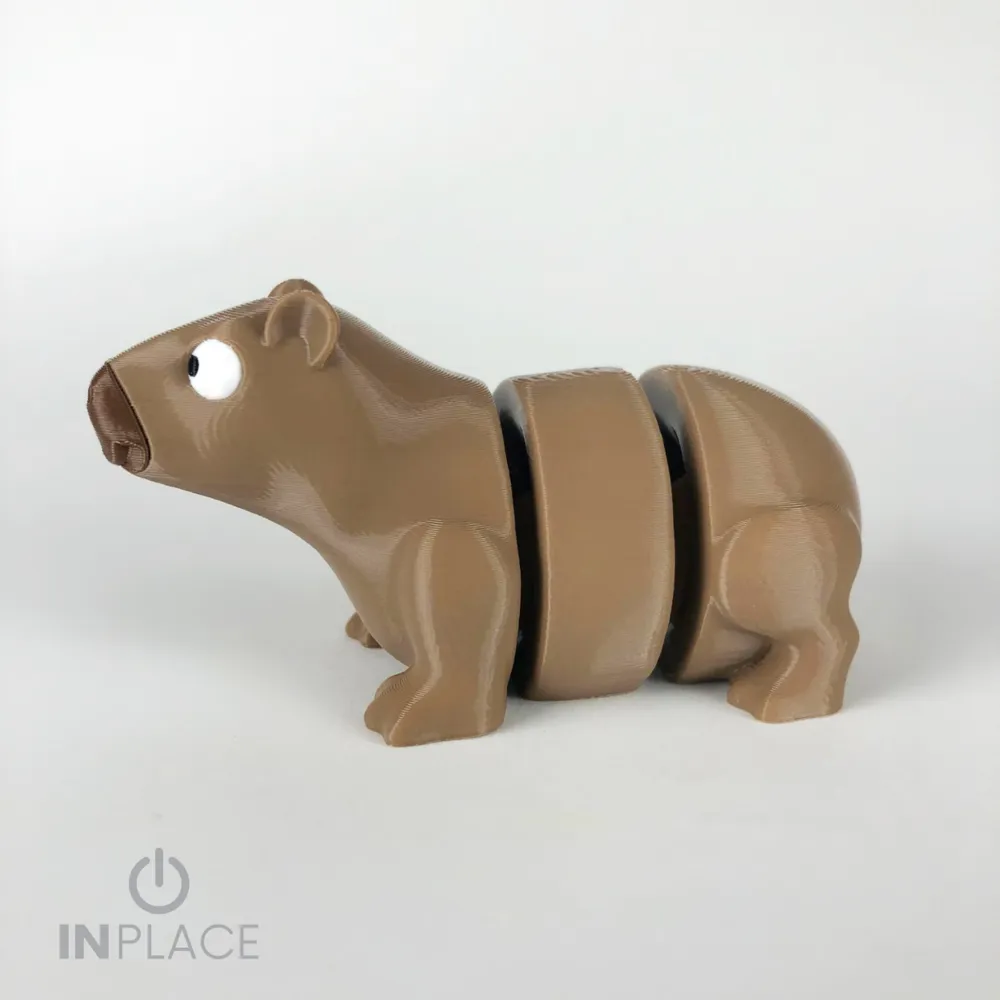 Cute Capybara Articulated by InPlace MakerWorld: Download Free 3D Models