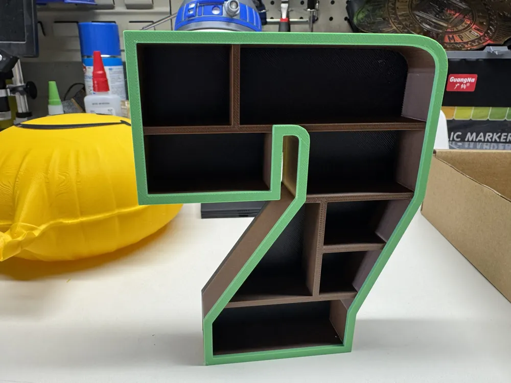 Alphabet & Number Mini Bookshelves: A-Z & 0-9 Set - Free 3D Print Model ...