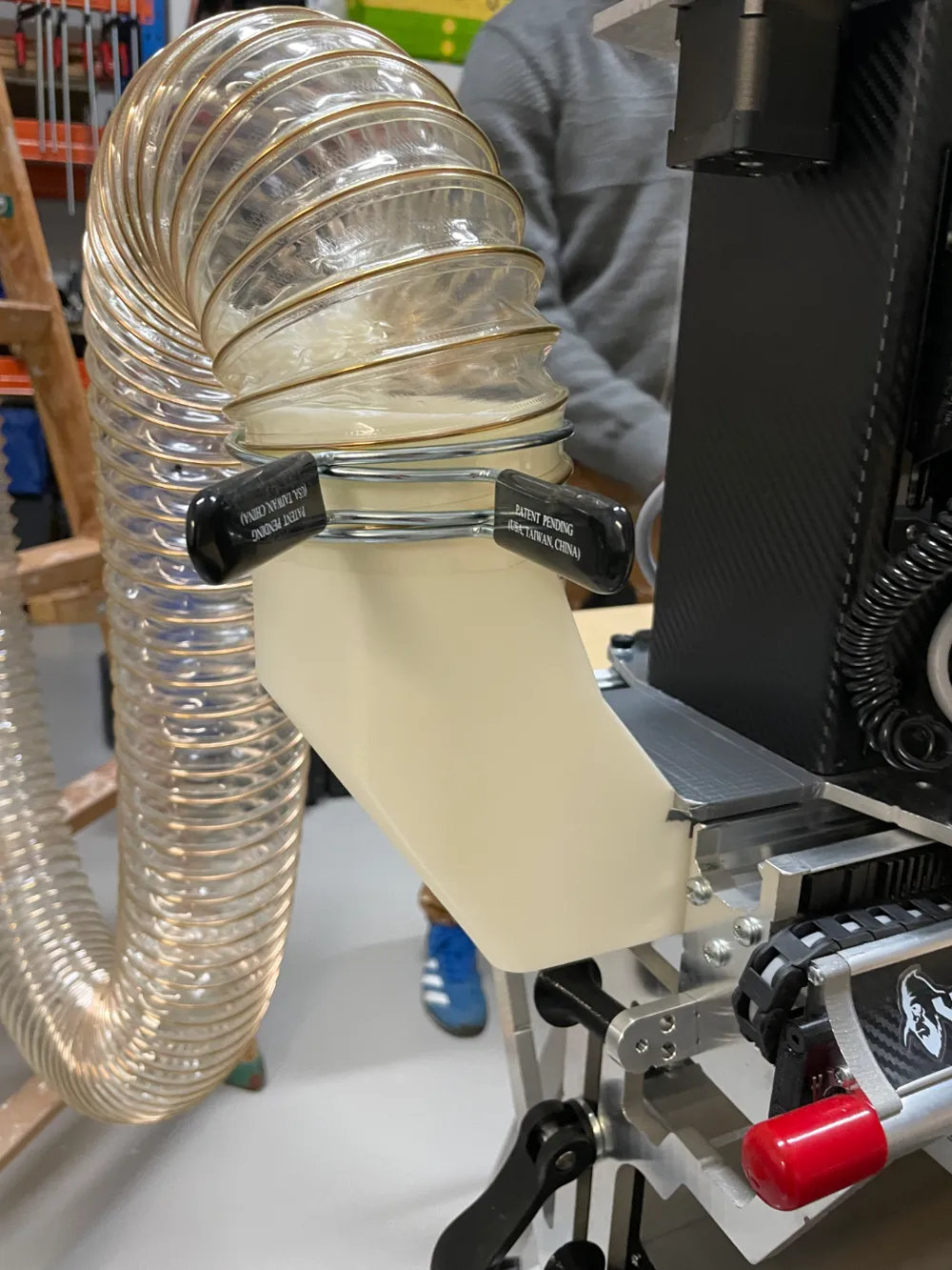 YETI TOOL CNC BIG DUST SHOE (100mm & 63mm) - Free 3D Print Model ...