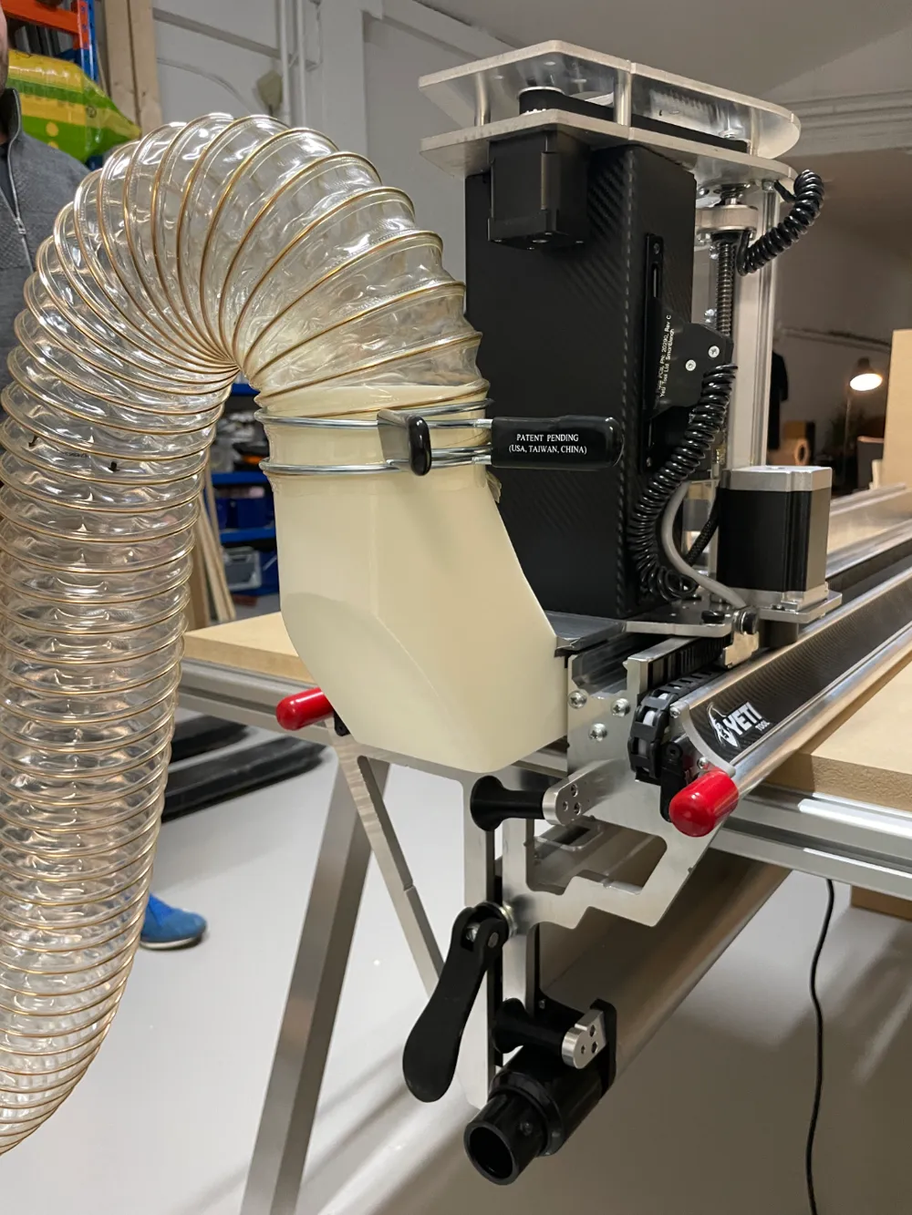 YETI TOOL CNC BIG DUST SHOE (100mm & 63mm) - Free 3D Print Model ...