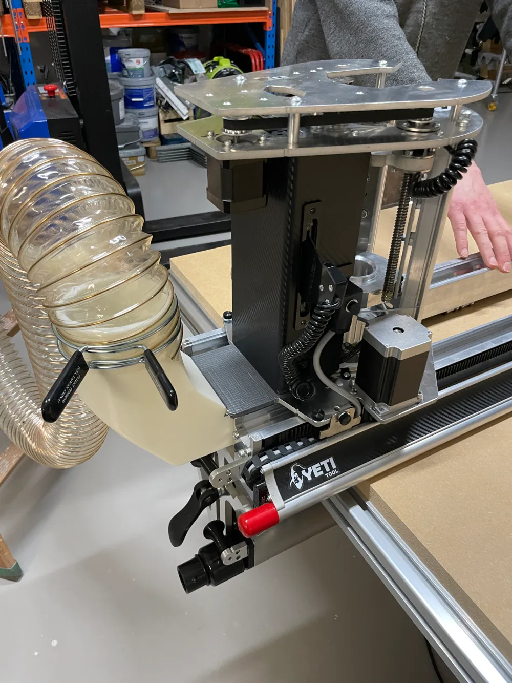 YETI TOOL CNC BIG DUST SHOE (100mm & 63mm) - Free 3D Print Model ...