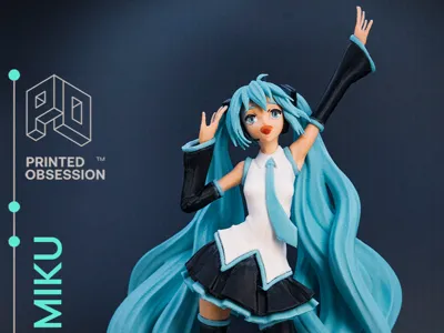 hatsune miku 3d print model download - MakerWorld