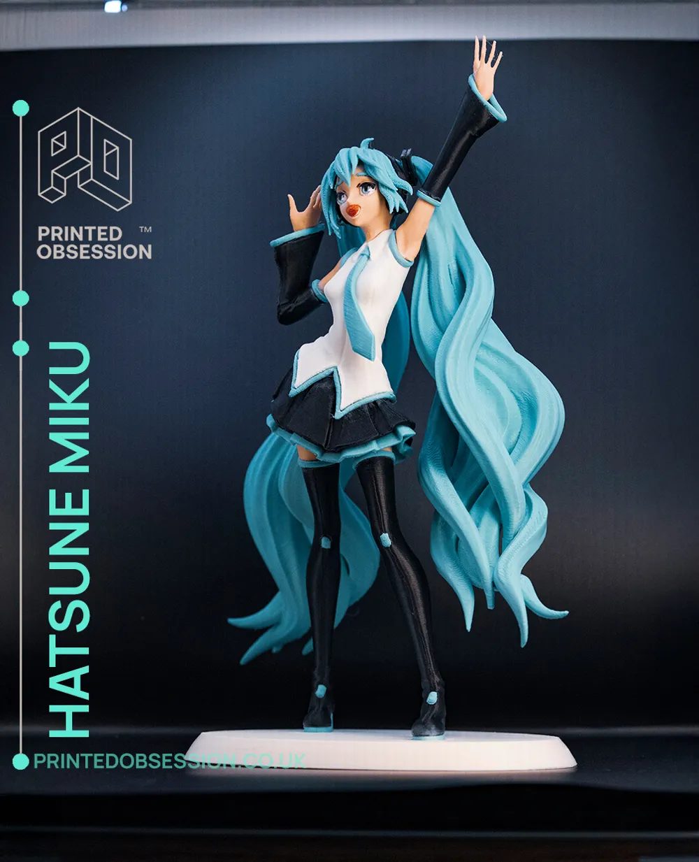 Hatsune Miku - Full Color - NO AMS by Printed Obsession MakerWorld: Download Free 3D Models