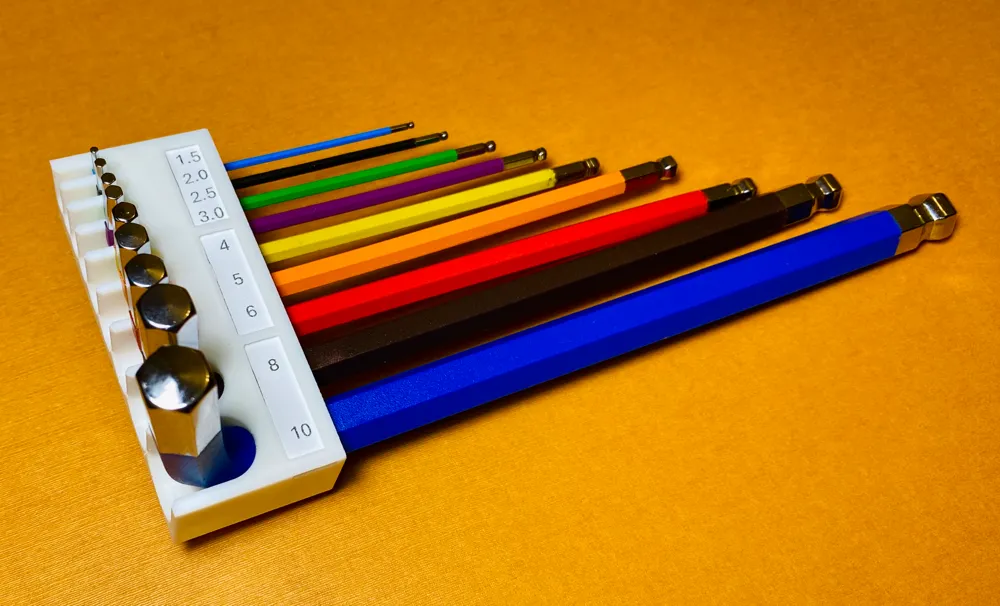 Hex Key Holder for HSW by Mira MakerWorld: Download Free 3D Models
