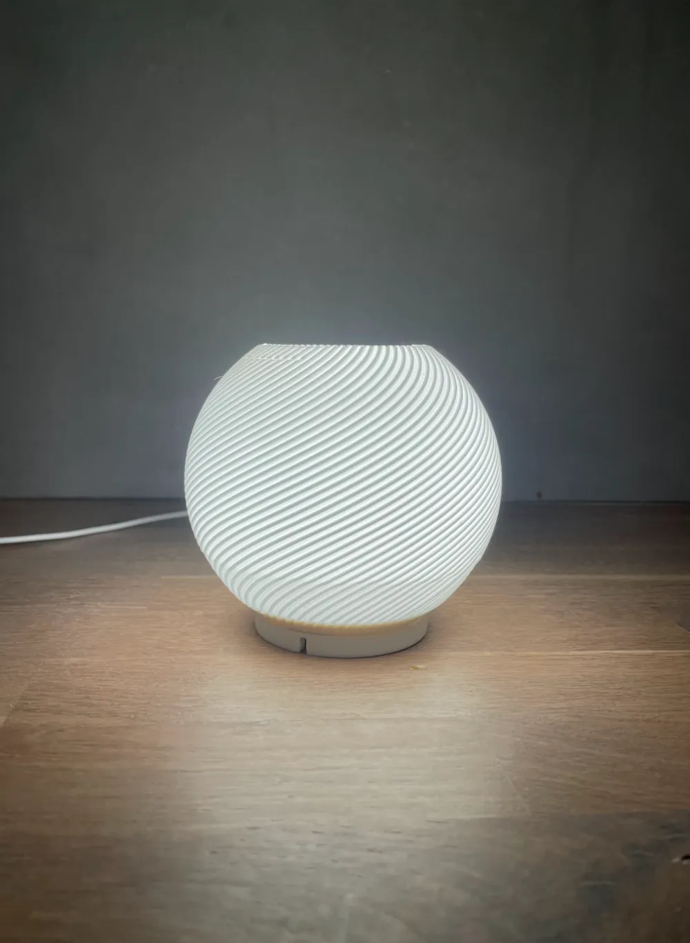 LED lamp kit - Swirl (MH001) by jovi MakerWorld: Download Free 3D Models