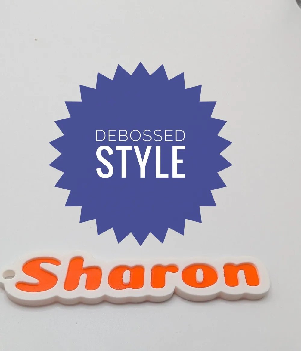 Fully Customizable Text Keychain - Free 3D Print Model - MakerWorld